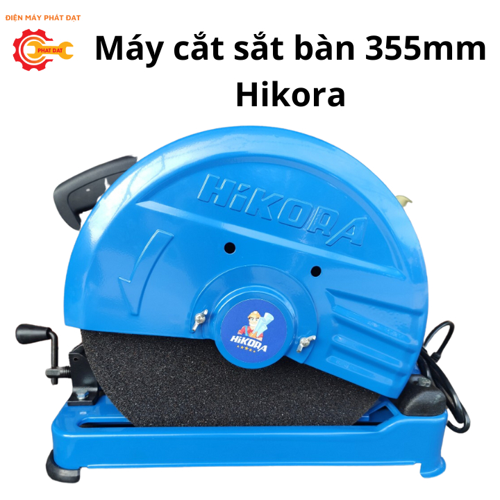 Máy cắt sắt bàn Hikora lưỡi 355mm - Tặng kèm đá cắt - Bảo hành 6 tháng ...