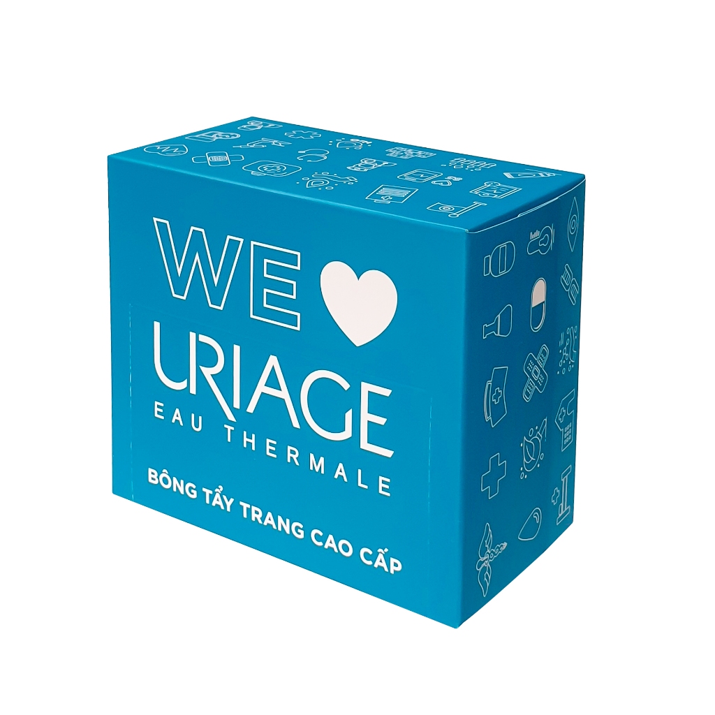 (HB_Gift) Hộp bông tẩy trang cao cấp URIAGE 50 miếng | Shopee Việt Nam