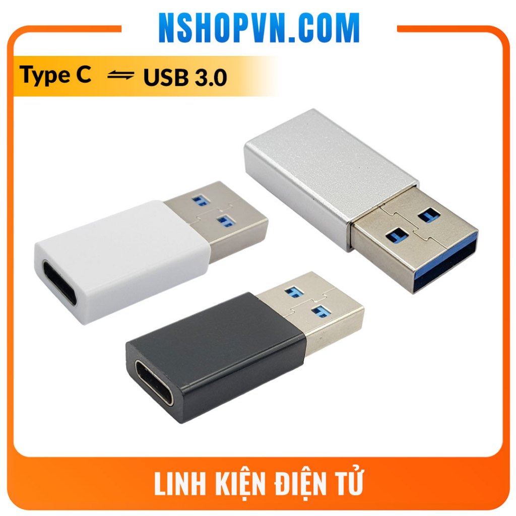 Đầu chuyển USB 3.0 sang type C , sạc và truyền dữ liệu | Shopee Việt Nam