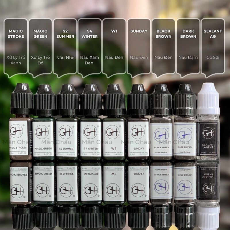 mực GH mẫu vuông , chai 12ml | Shopee Việt Nam