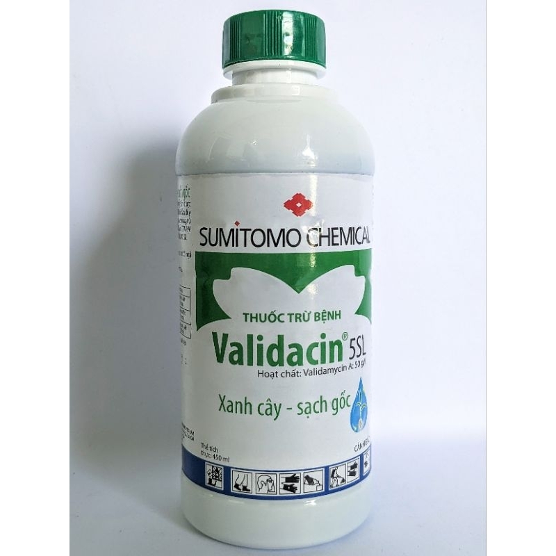Thuốc Validacin 5SL (chai 450ml) chuyên trị chết yểu cây con, trị nấm ...