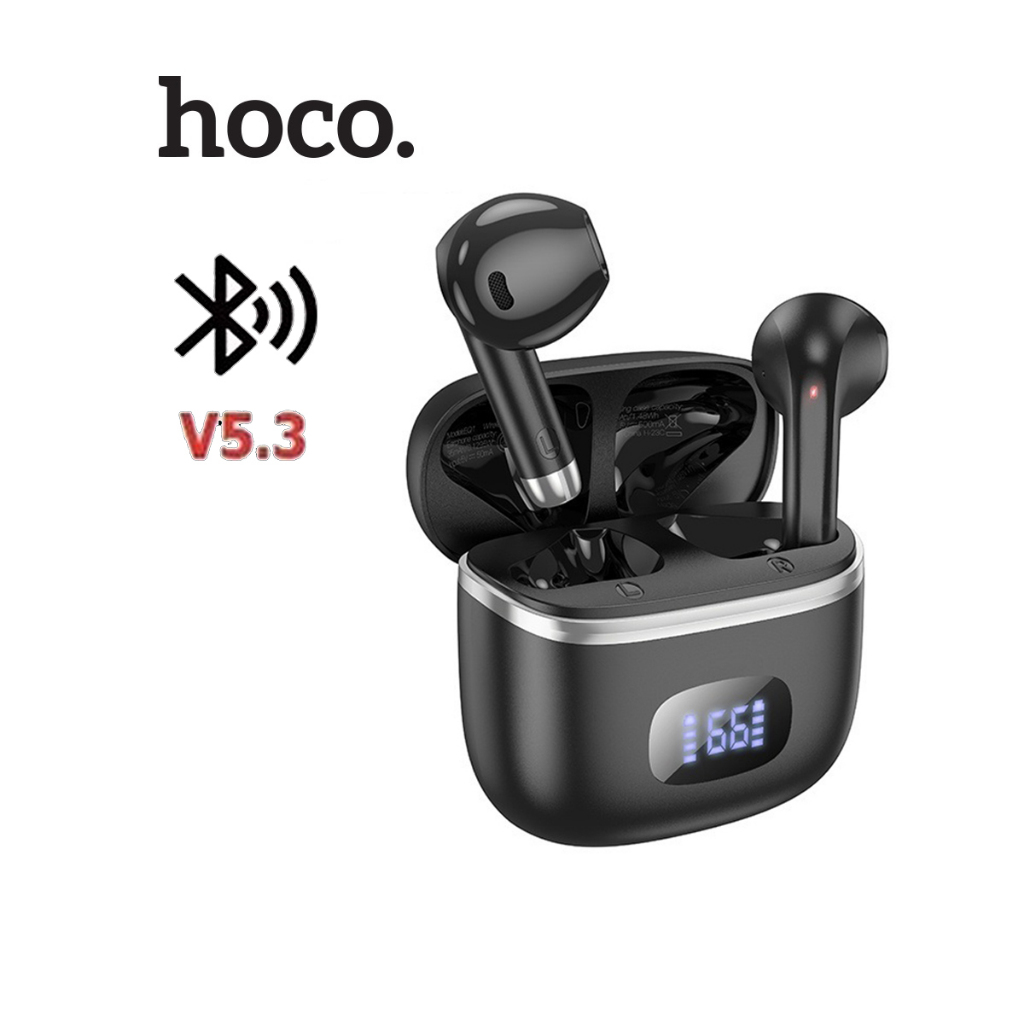 Tai nghe Bluetooth V5.3 Hoco EQ1 không dây màn hình Led thời gian sử dụng 7h | Shopee Việt Nam