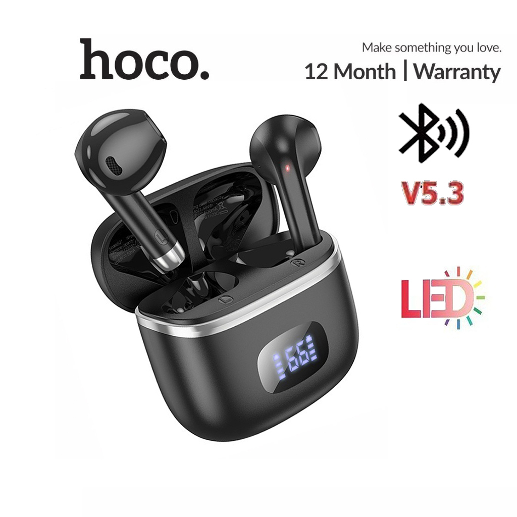 Tai nghe Bluetooth V5.3 Hoco EQ1 không dây màn hình Led thời gian sử dụng 7h | Shopee Việt Nam