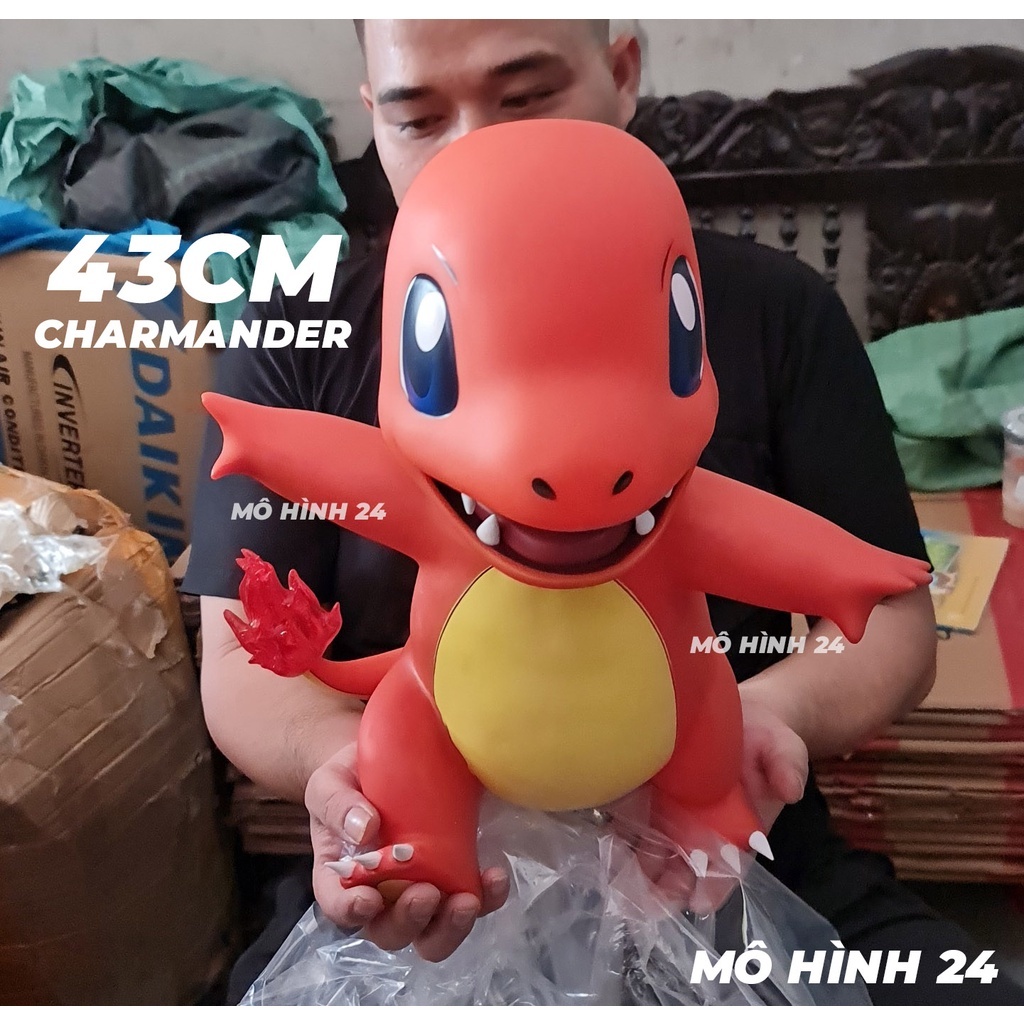 [TỈ LỆ 1:1] MÔ hình POkemon CHARMANDER 1-1 rồng đuôi lửa hitokage ...