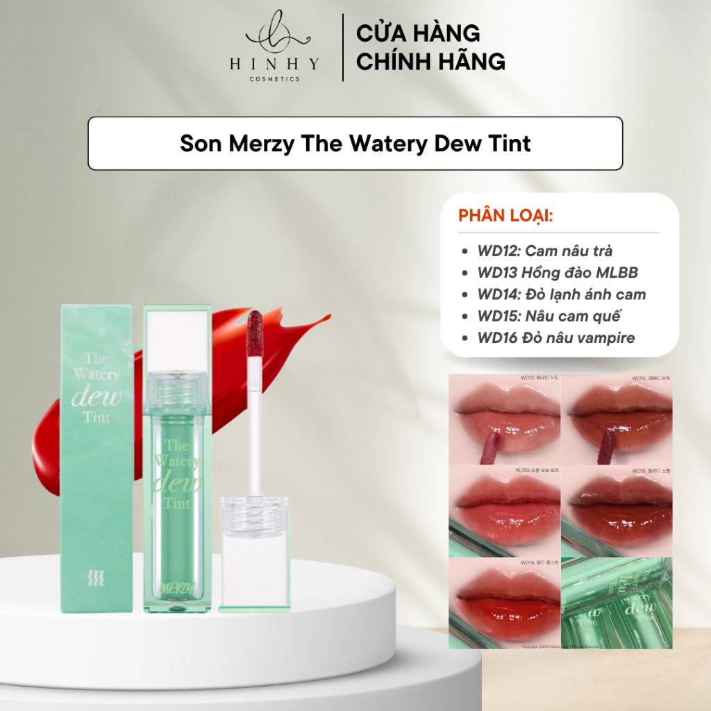 Son Merzy The Watery Dew Tint | Shopee Việt Nam