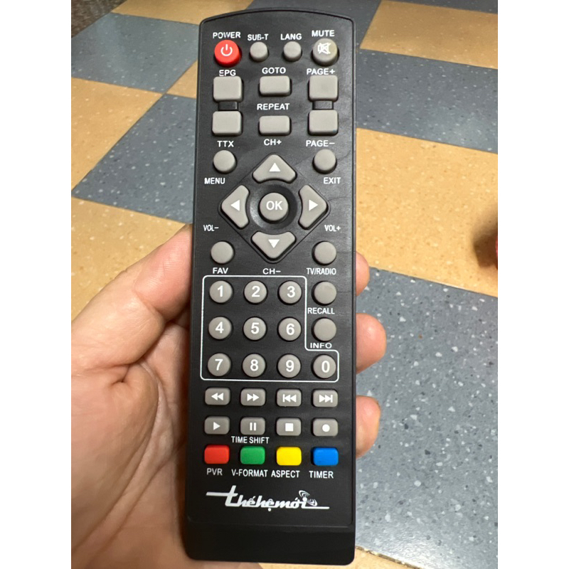 Remote điều khiển đầu thu kts THẾ HỆ MỚI -Hàng đẹp -Bh 3 tháng lỗi đổi mới | Shopee Việt Nam