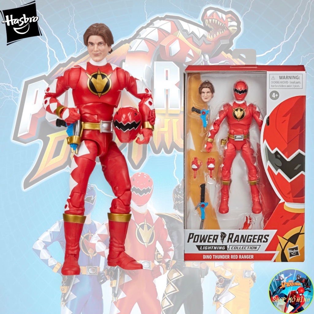Mô Hình Power Ranger Lightning Collection Dino Thunder Red Ranger ...