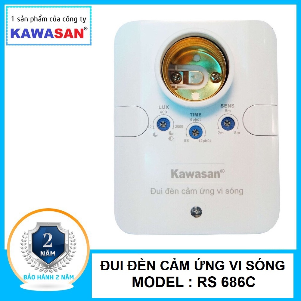 Đuôi đèn cảm ứng 686C Kawasan vi sóng chính hãng Cao Cấp | Shopee Việt Nam