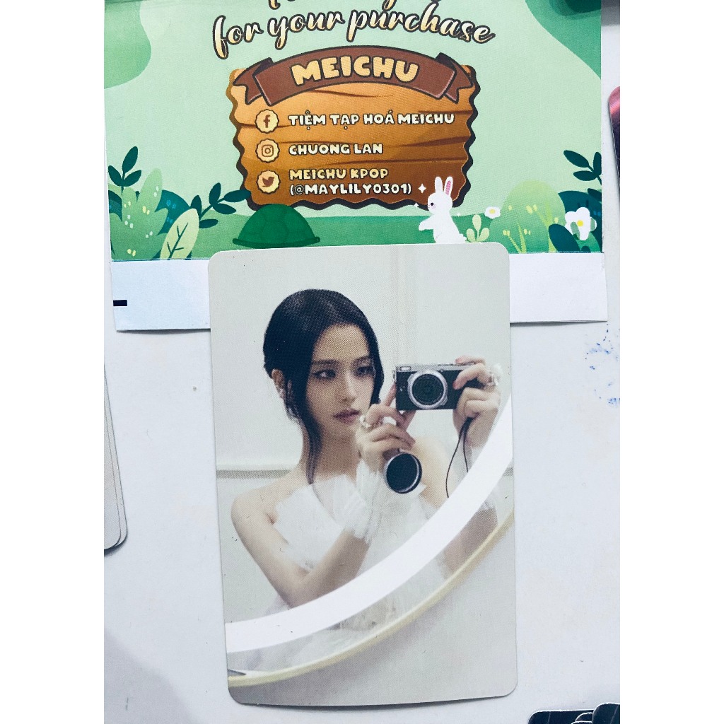 [HÀNG CÓ SẴN] [OFFICIAL] BỘ SƯU TẬP THẺ BÀI CARD BO GÓC BLACKPINK JISOO ALBUM ME (JENNIE/JISOO ...