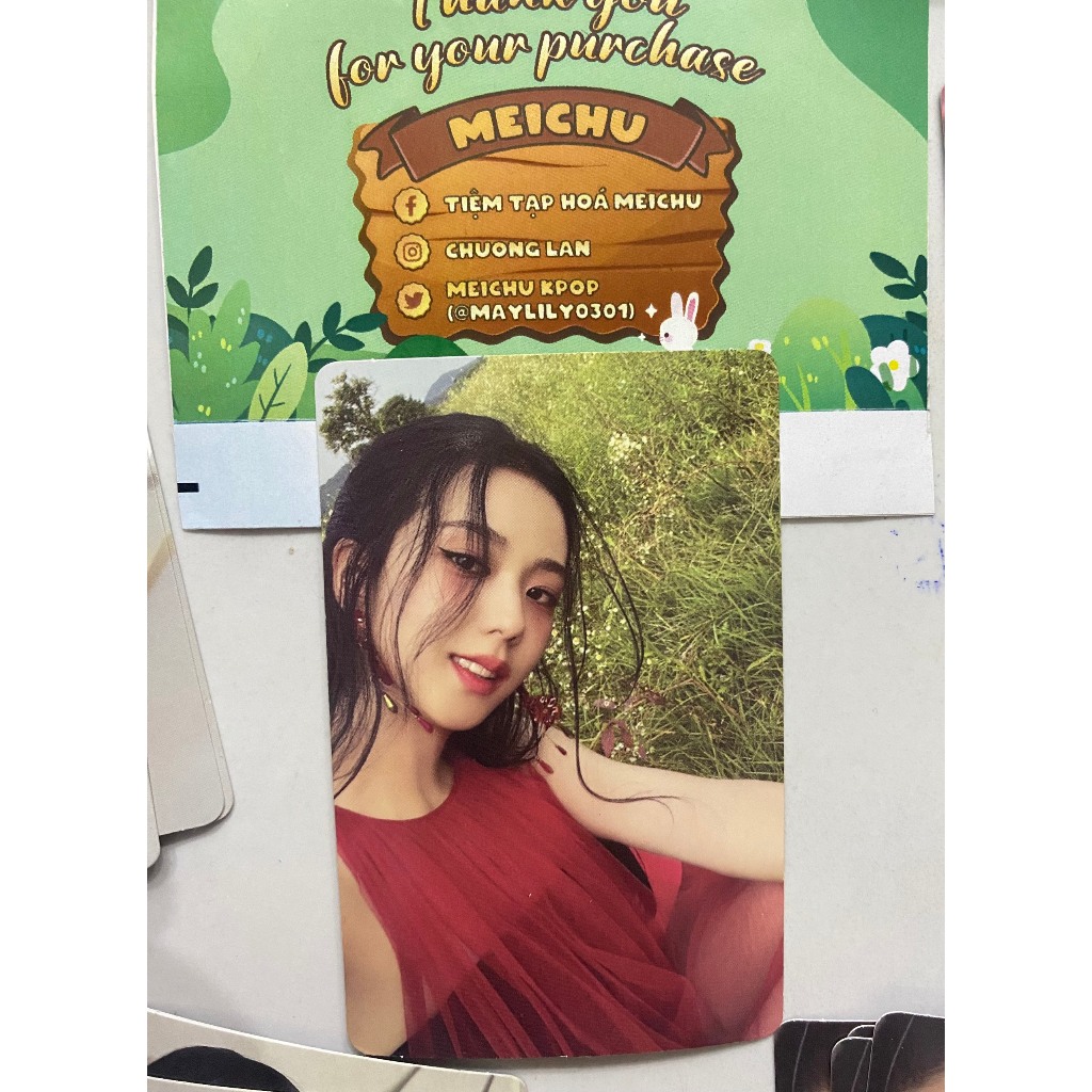 [HÀNG CÓ SẴN] [OFFICIAL] BỘ SƯU TẬP THẺ BÀI CARD BO GÓC BLACKPINK JISOO ...