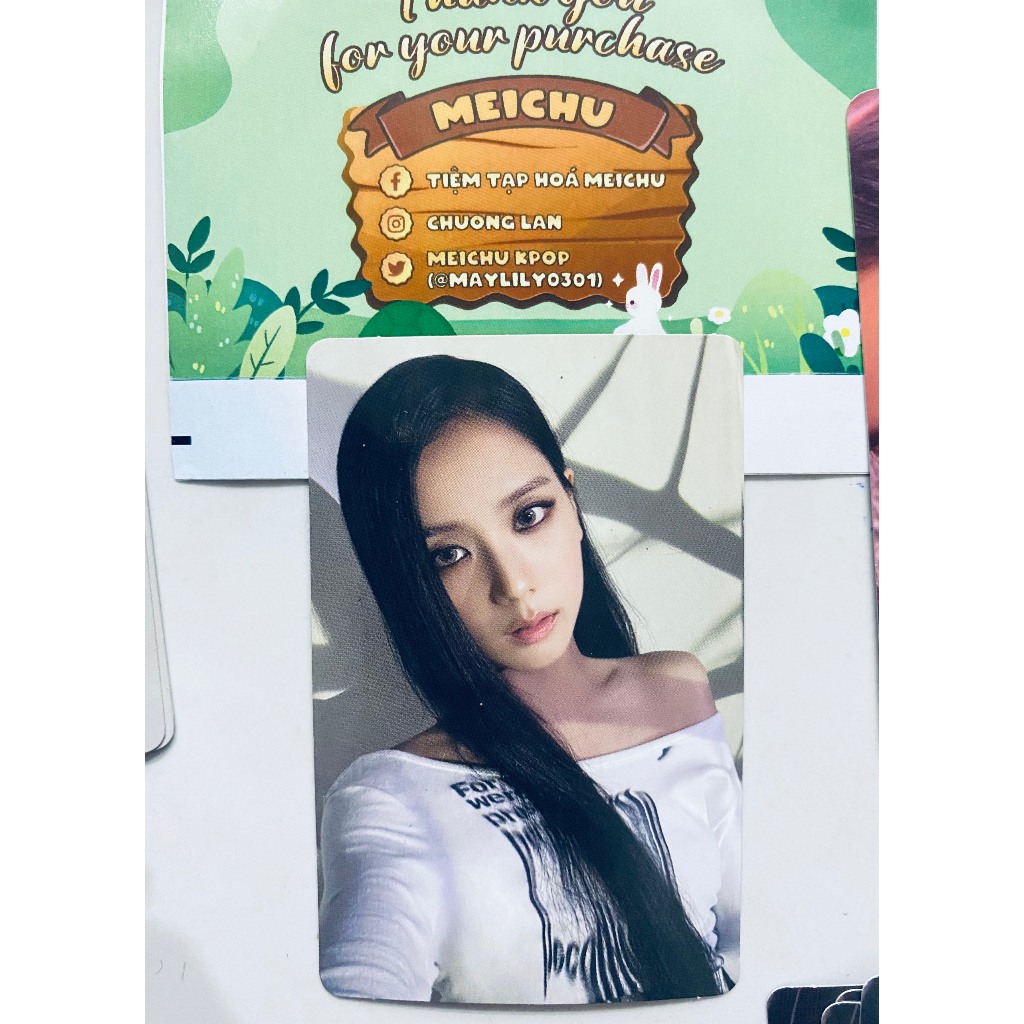 [HÀNG CÓ SẴN] [OFFICIAL] BỘ SƯU TẬP THẺ BÀI CARD BO GÓC BLACKPINK JISOO ...
