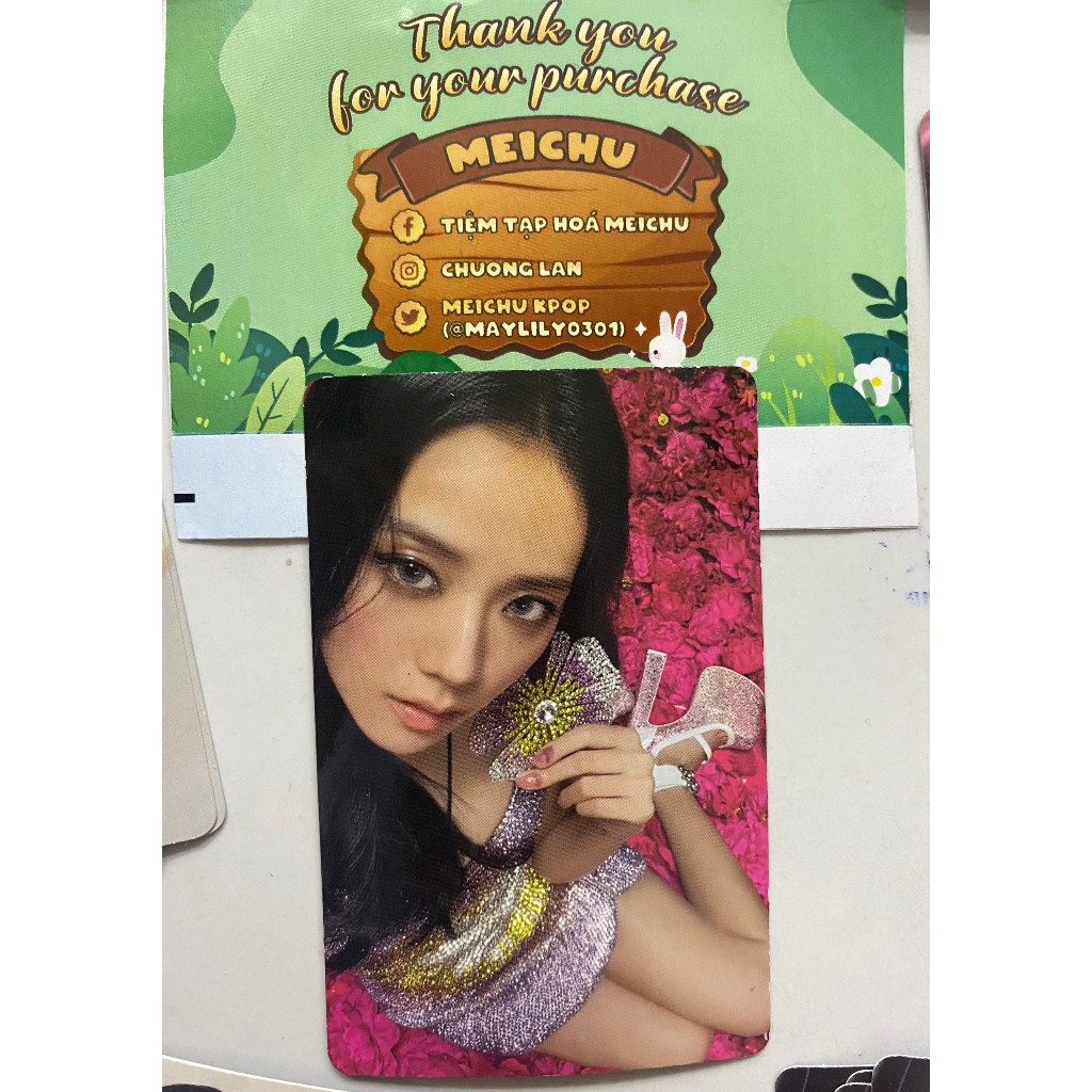 [HÀNG CÓ SẴN] [OFFICIAL] BỘ SƯU TẬP THẺ BÀI CARD BO GÓC BLACKPINK JISOO ...