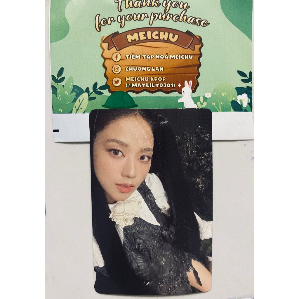 [HÀNG CÓ SẴN] [OFFICIAL] BỘ SƯU TẬP THẺ BÀI CARD BO GÓC BLACKPINK JISOO ...