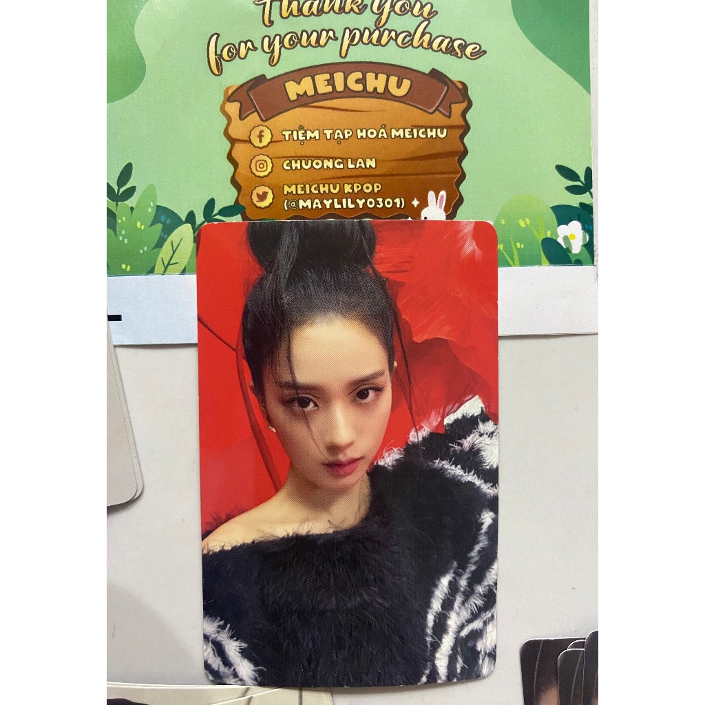 [HÀNG CÓ SẴN] [OFFICIAL] BỘ SƯU TẬP THẺ BÀI CARD BO GÓC BLACKPINK JISOO ...