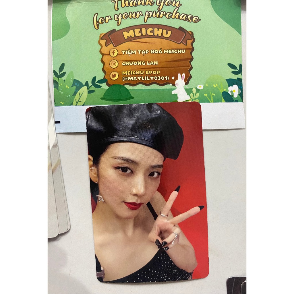 [HÀNG CÓ SẴN] [OFFICIAL] BỘ SƯU TẬP THẺ BÀI CARD BO GÓC BLACKPINK JISOO ...