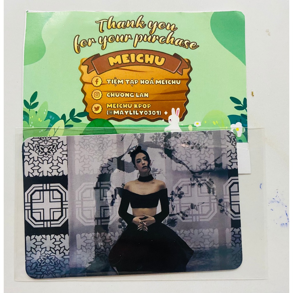 [HÀNG CÓ SẴN] [OFFICIAL] BỘ SƯU TẬP THẺ BÀI CARD BO GÓC BLACKPINK JISOO ...