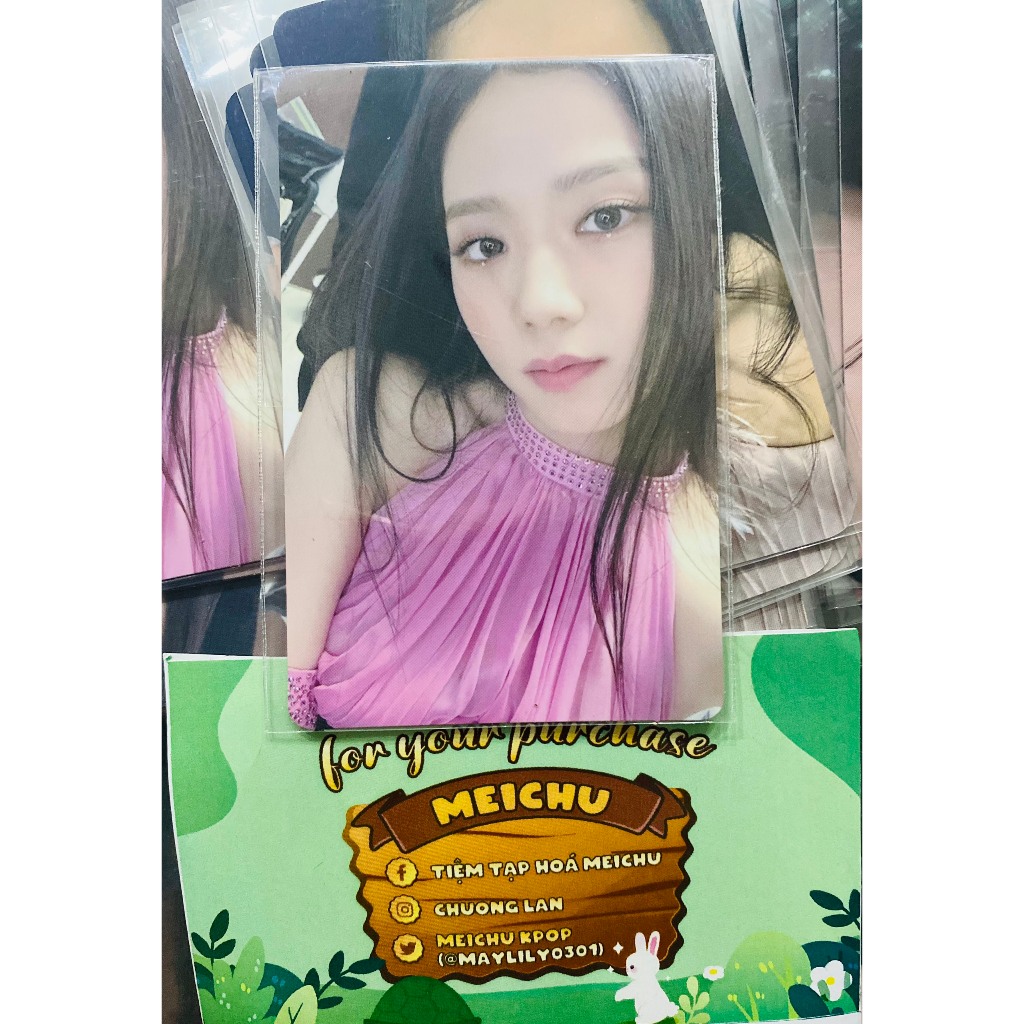 [HÀNG CÓ SẴN] [OFFICIAL] BỘ SƯU TẬP THẺ BÀI CARD BO GÓC BLACKPINK JISOO ...