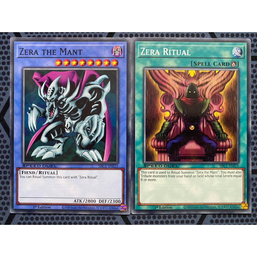 Bài yugioh speed duel - Combo Zera the Mant - SBC1-ENI13 - Common 1st ...