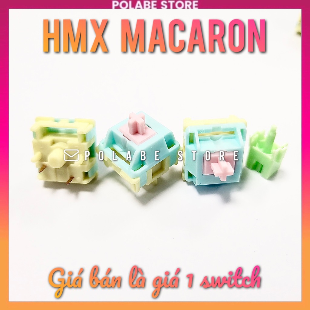 HMX Macchiato Macaron Linear switch công tắc bàn phím cơ HMX Macaron YG ...