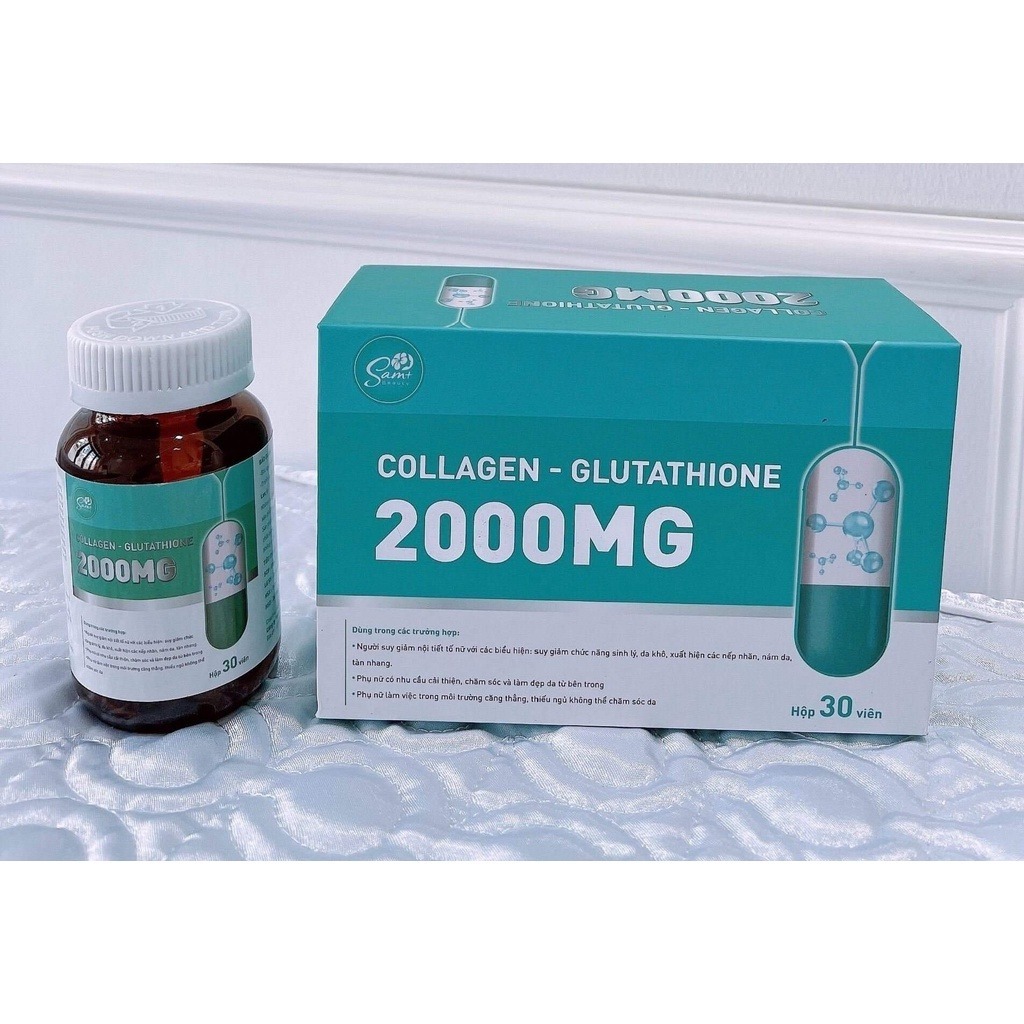 COLLAGEN - GLUTATHIONE 2000MG. CHĂM SÓC DA, LÀM ĐẸP DA TỪ BÊN TRONG ...
