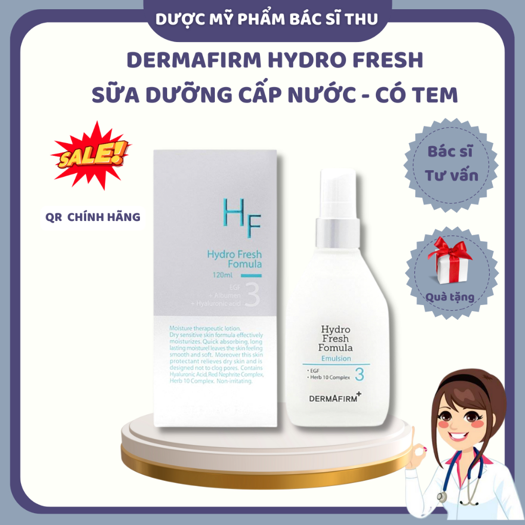 [Công ty] Sữa dưỡng ẩm cấp nước Hydro Fresh Formula Emulsion (120ml ...