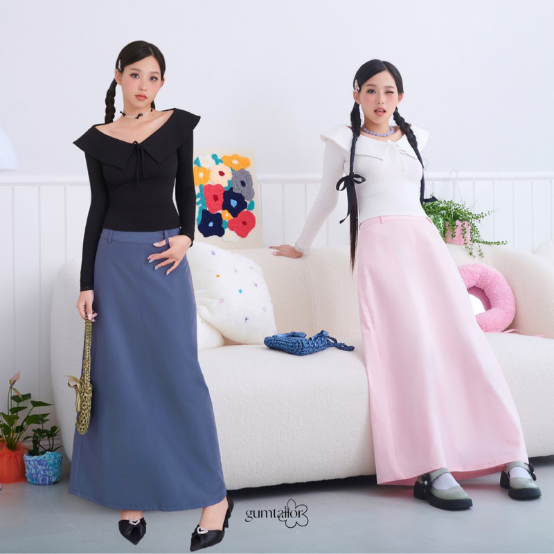 Chân váy dài dáng suông “BERRY SKIRT” by Gum Tailor | Shopee Việt Nam