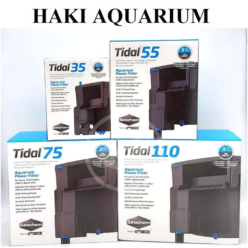 SEACHEM - Power Filter Tidal 35, Tidal 55, Tidal75,Tidal 110 | Máy lọc ...