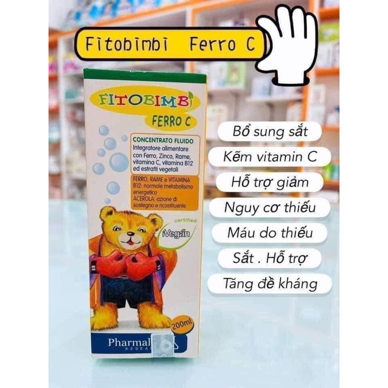 Fero c fimto bổ sung sắt , kẽm hữu cơ giúp bé tăng đề kháng, ăn ngon ...