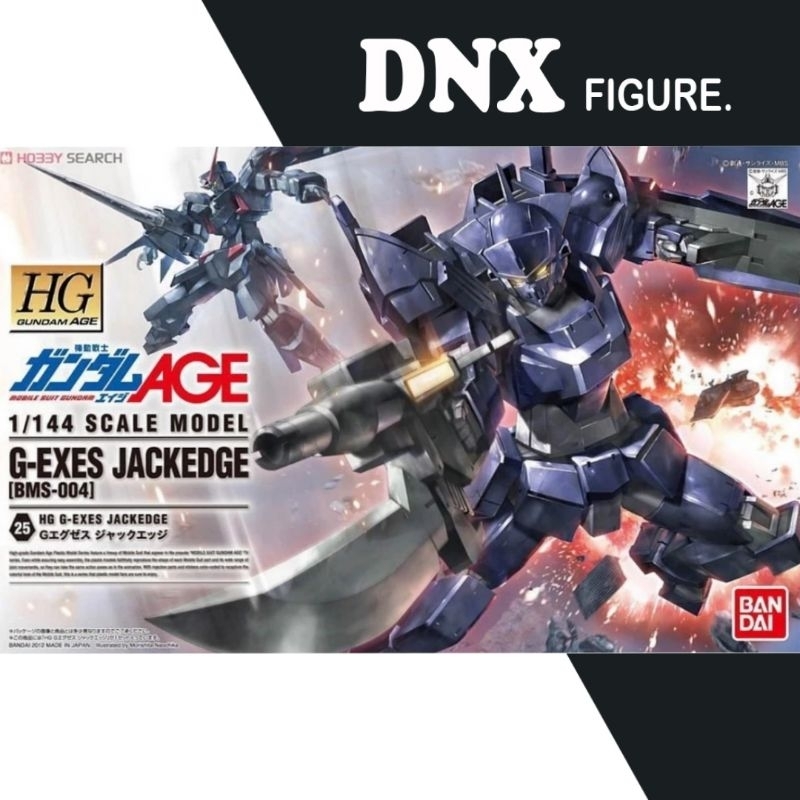 Mô Hình Lắp Rắp HG GUNDAM AGE G-Exes Jackedge (New Seal) | Shopee Việt Nam