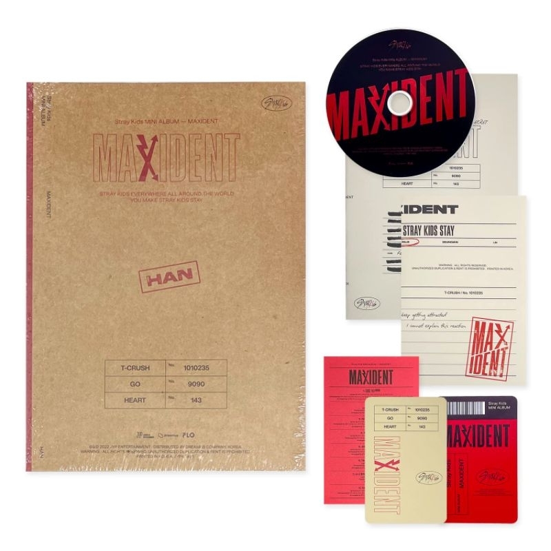 album nhạc Stray Kids Maxident case version | Shopee Việt Nam