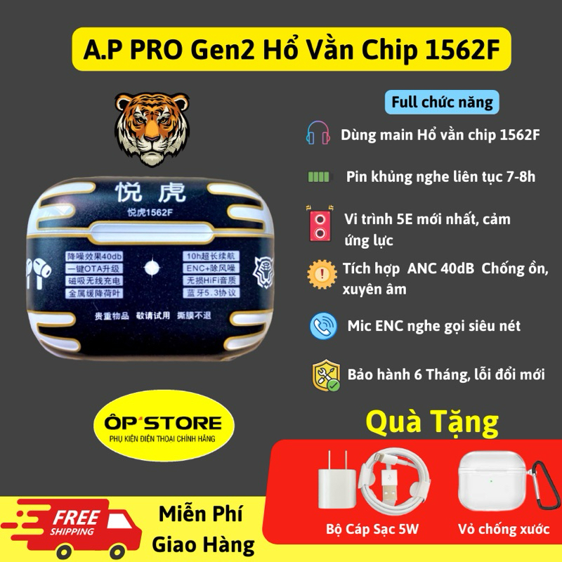 Tai Nghe Không Dây ProGen2 Hổ Vằn Chip 1562F | Shopee Việt Nam