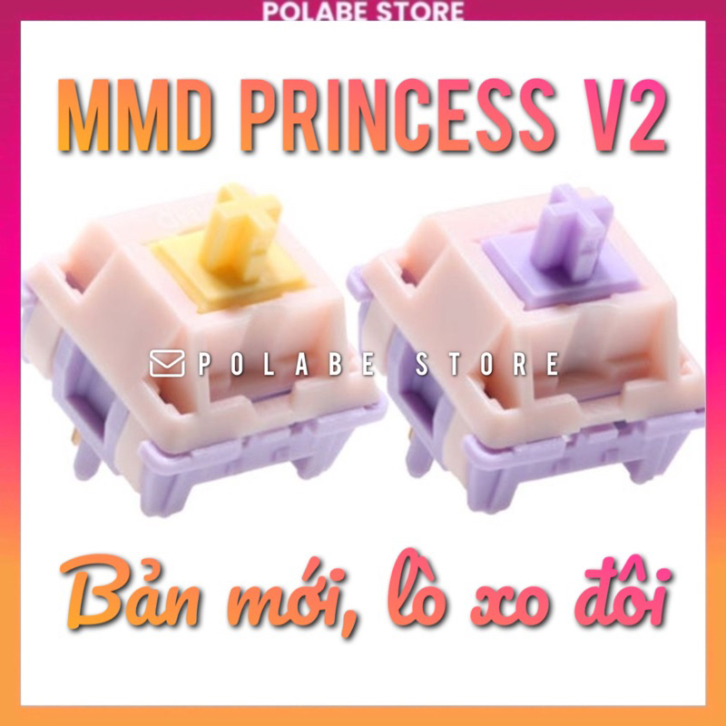 Công tắc MMD Princess V2 linear tactile switch bàn phím cơ mmd Spirit switch - Polabe Store ...