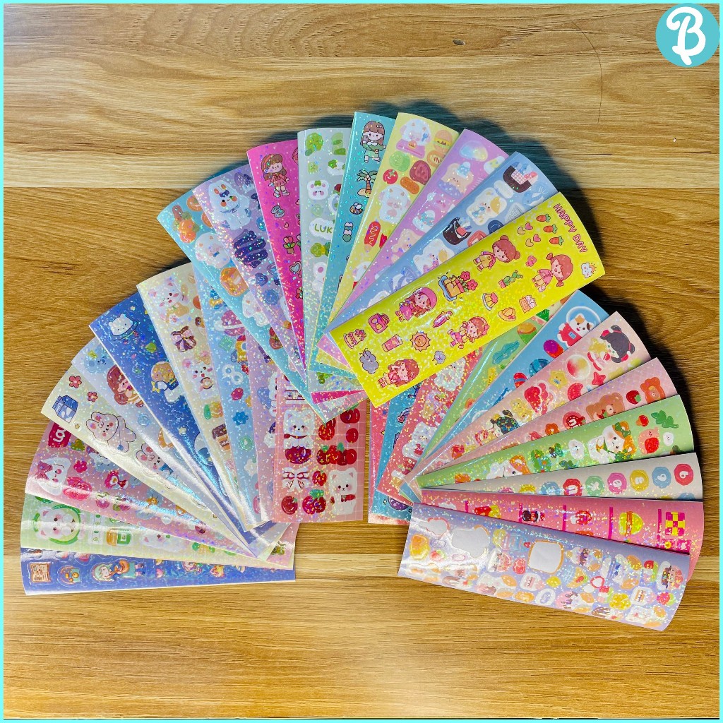 Sticker dán blinkblink hoạt hình cute dễ thương (Giao ngẫu nhiên 1 tờ ...