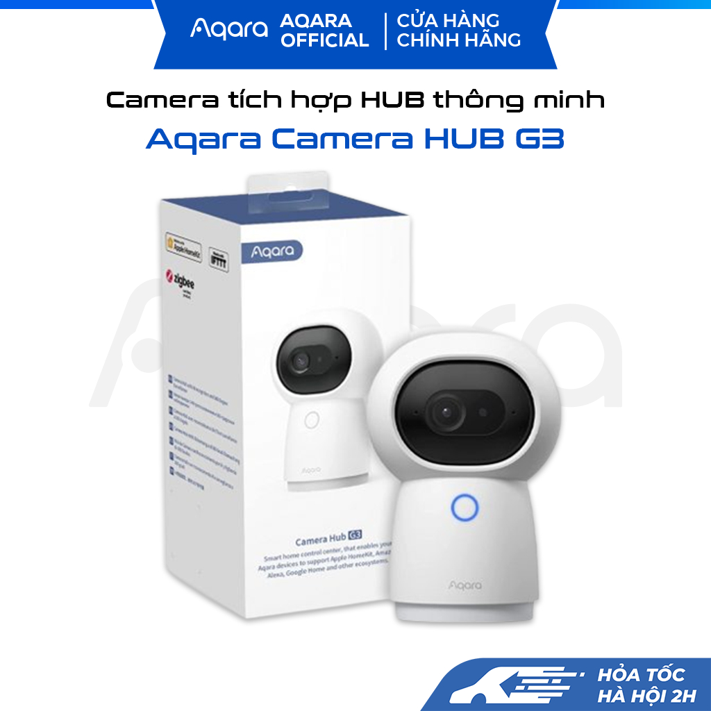 Camera Aqara G3 bản Quốc Tế CH-H03, nhận diện khuôn mặt, cử chỉ, xoay ...