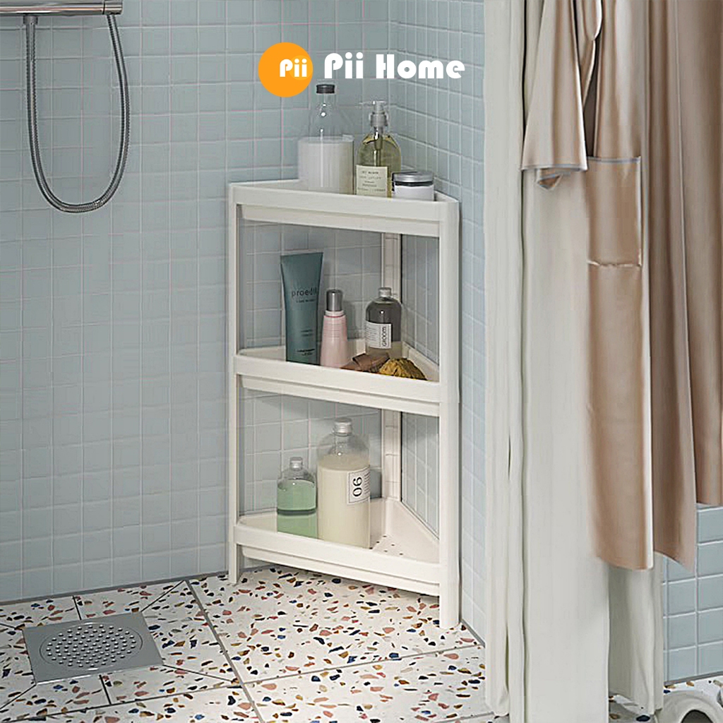 Kệ Để Góc Nhà Tắm, Phòng Bếp, Kệ Nhựa Ba Tầng Đựng Đồ Đa Năng - Chính ...