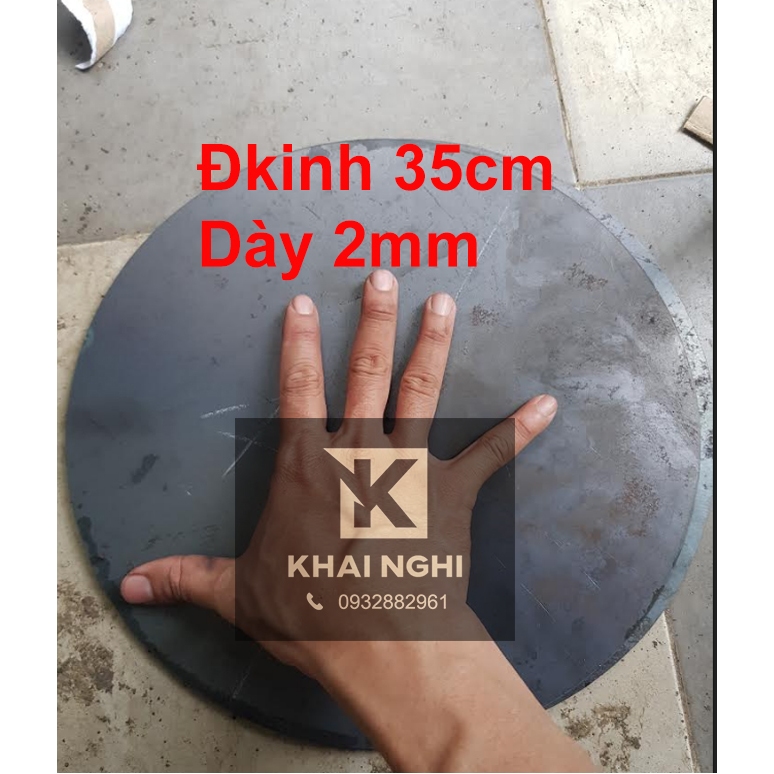 Tấm sắt tròn dày 2mm đường kính 350mm (35cm) - 280mm (28cm) - 230mm (23cm) | Shopee Việt Nam