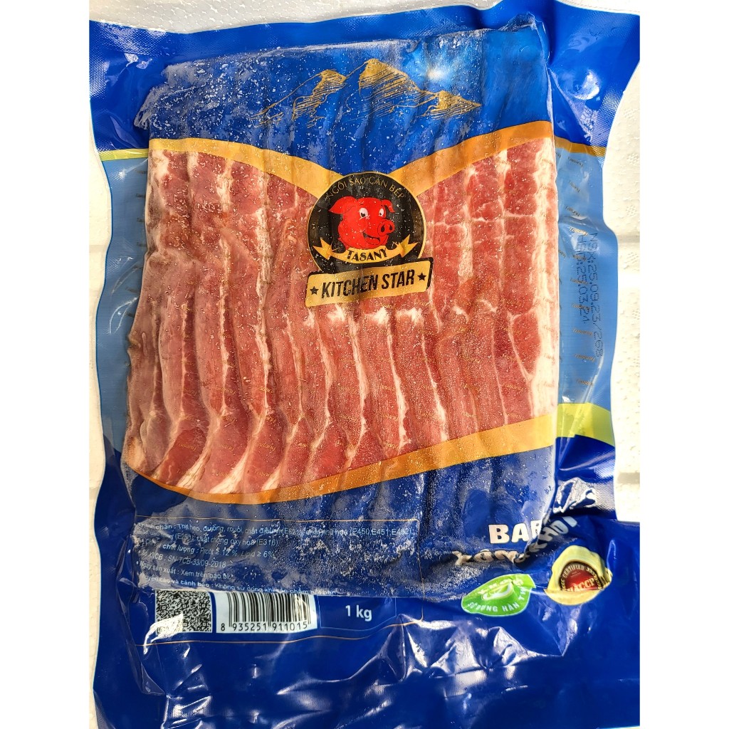 KITCHEN STAR [Gói 1KG] BA RỌI XÔNG KHÓI [VN] Smoked Bacon (hdl ...