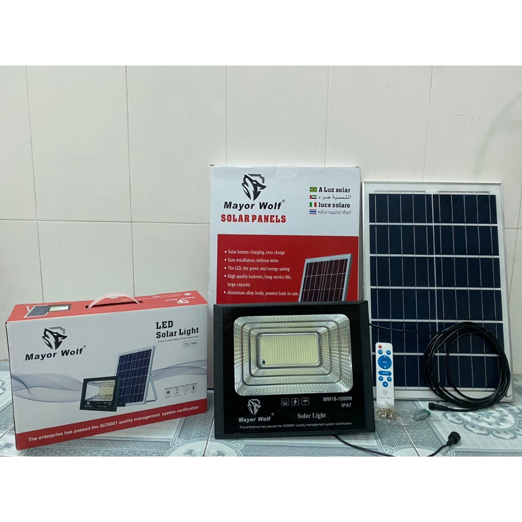ĐÈN NĂNG LƯỢNG MẶT TRỜI 1000W CHÍNH HÃNG MAYOR WOLF | Shopee Việt Nam