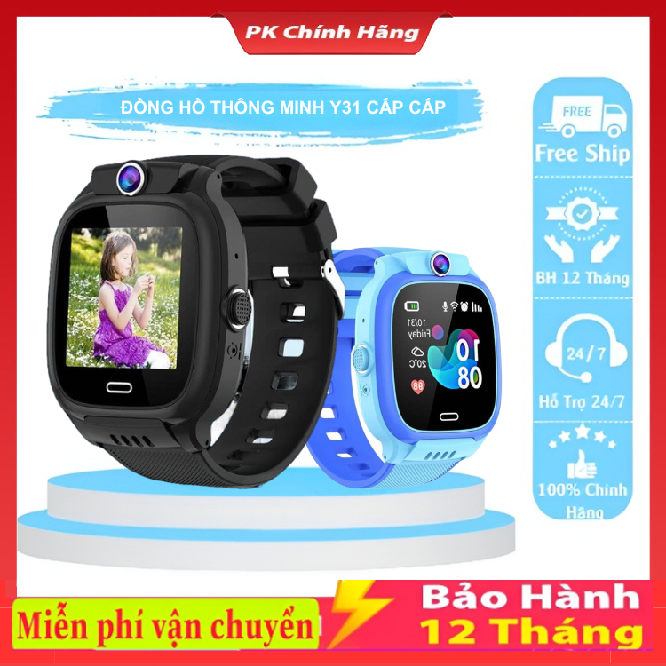 Đồng Hồ Thông Minh Trẻ Em Y31 / Y85 / Y92 4G Lắp Sim Nghe Gọi Khẩn Cấp SOS,Định Vị Cảnh Báo Nguy ...