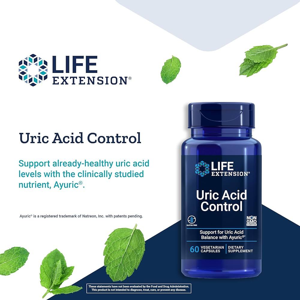 [Life Extension] Viên Uống Gout – Uric Acid Control Lọ 60 viên HSD 30 ...