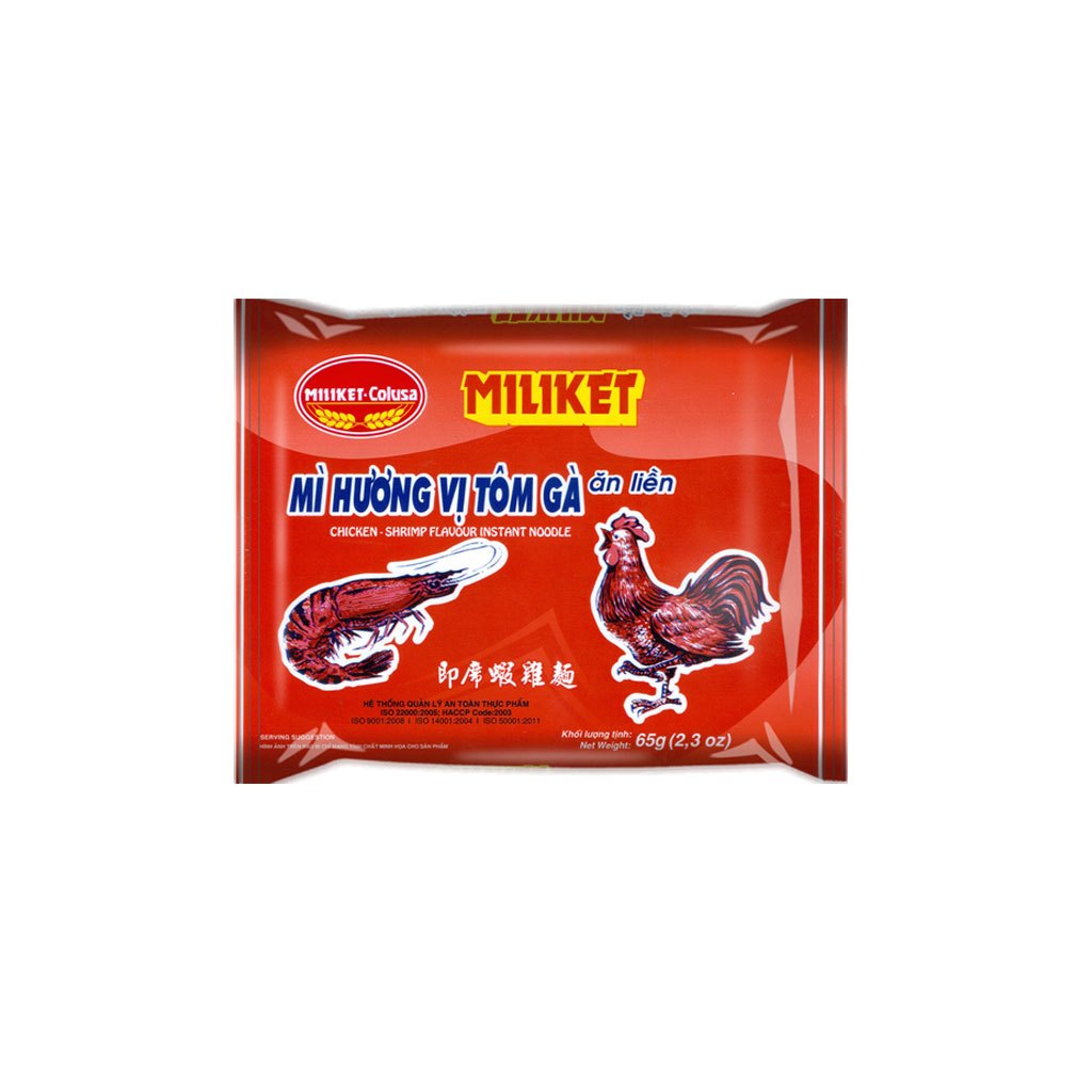 Thùng 30 gói mì Miliket vị tôm gà 80g | Shopee Việt Nam