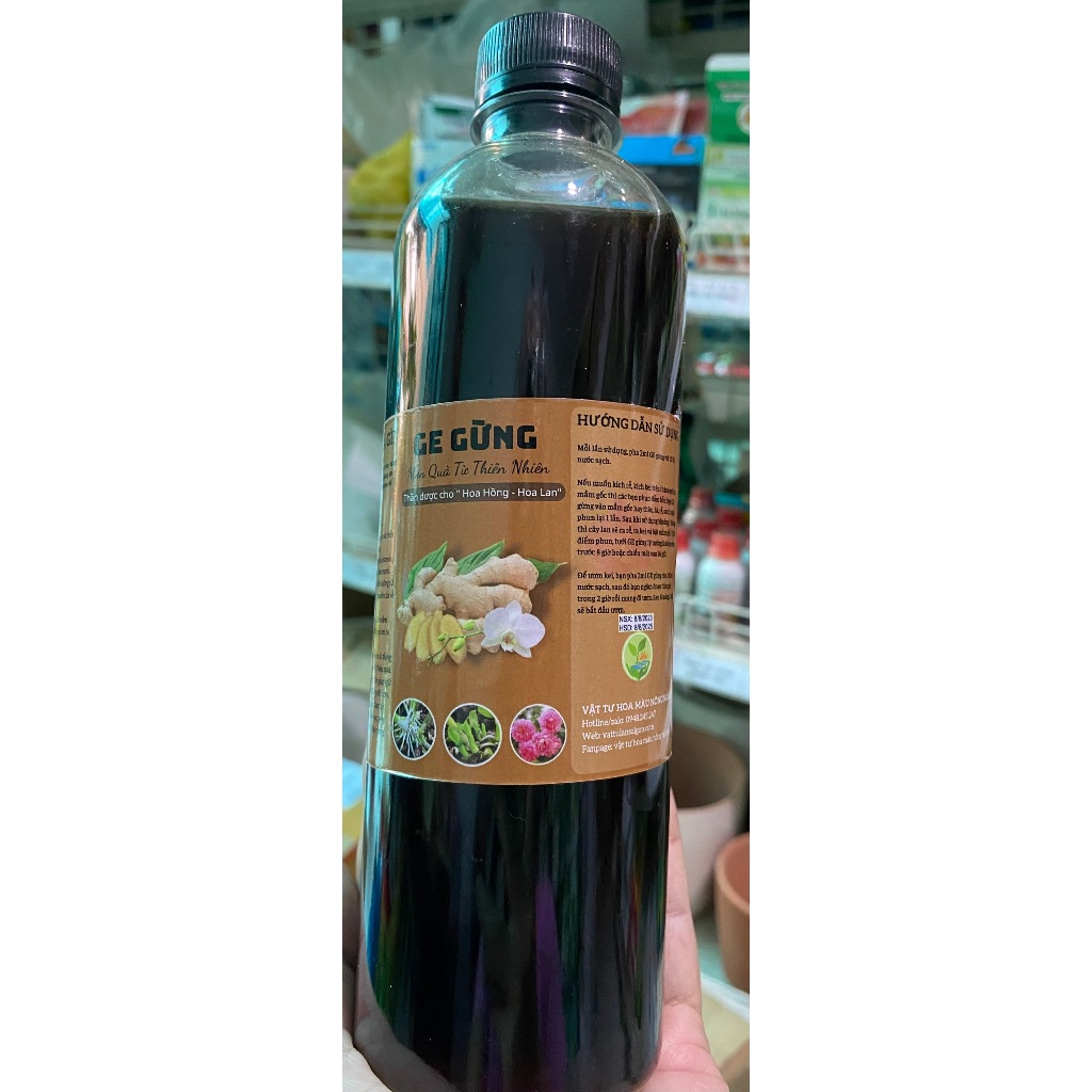 PHÂN BÓN HỮU CƠ GE GỪNG CHAI 500 ML | Shopee Việt Nam