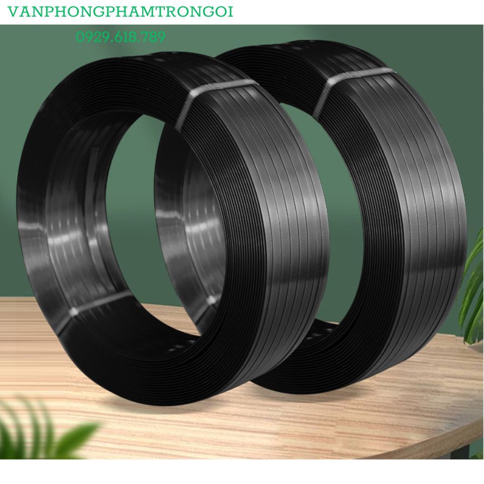 (Cuộn 20kg) Dây đai đóng gói đai thép nhựa rộng 16mm, dày 0.8mm ...