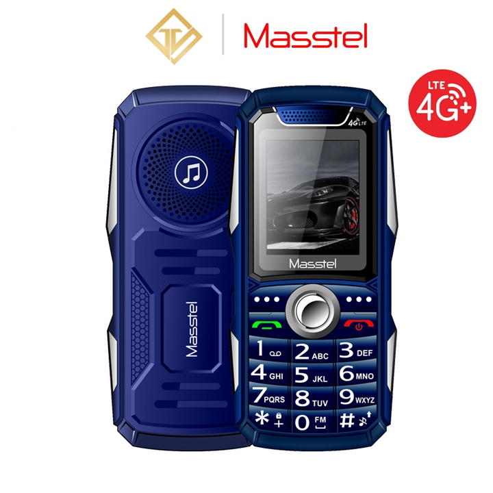 Điện thoại Masstel Play 10 4G(LTE) ,Khung viền kim loại,Pin khủng,Loa ...