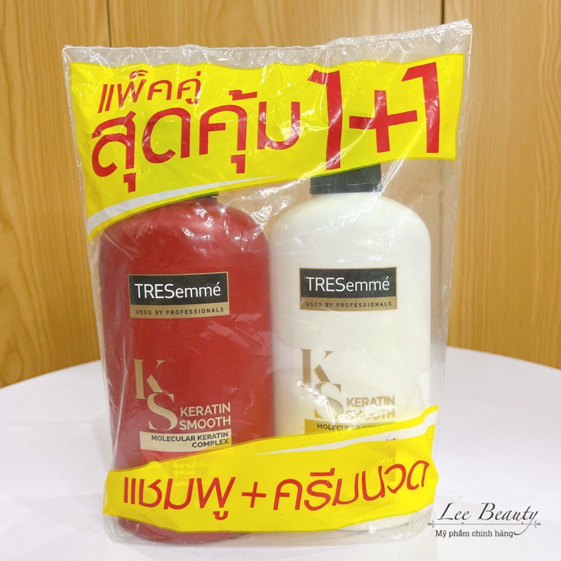 Cặp dầu gội xả Tresemme Keratin Smooth Thái Lan 400ml | Shopee Việt Nam