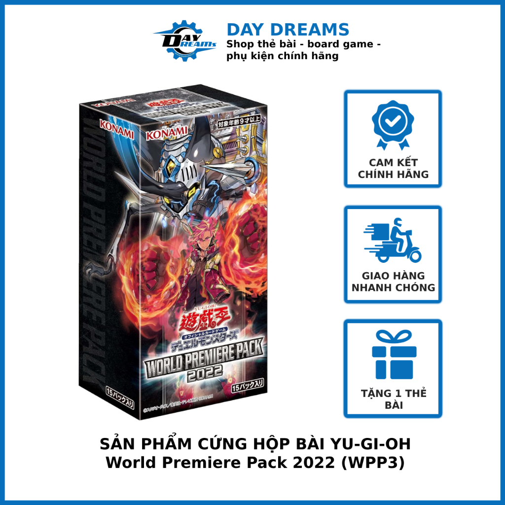 Sản phẩm Yugioh! (OCG) World Premiere Pack 2022 (WPP3 BOX) | Shopee Việt Nam