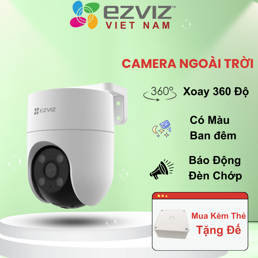Camera Ngoài Trời Ezviz H8C 2MP / 3MP / 4MP - Quay Quét 360 Độ, Ghi ...
