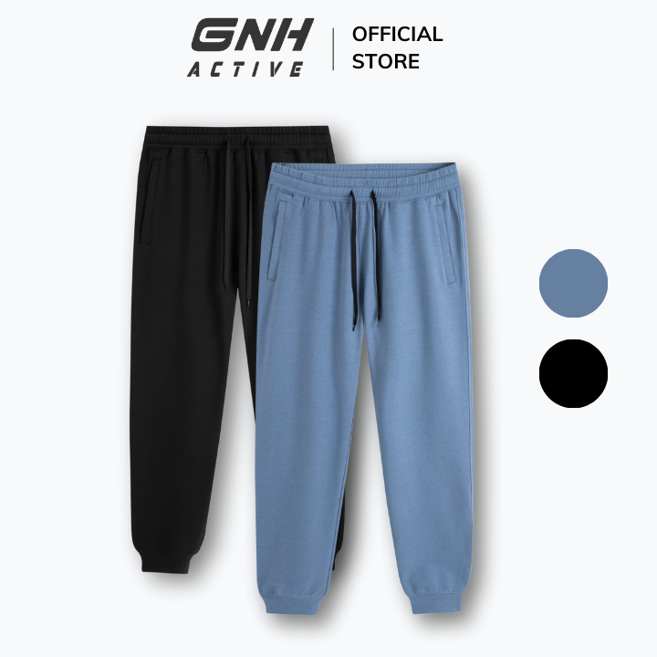 Quần Nỉ Nam GNH Active Quần dài Chất Liệu Nỉ Cạp Chun Bo Viền Co Giãn ...
