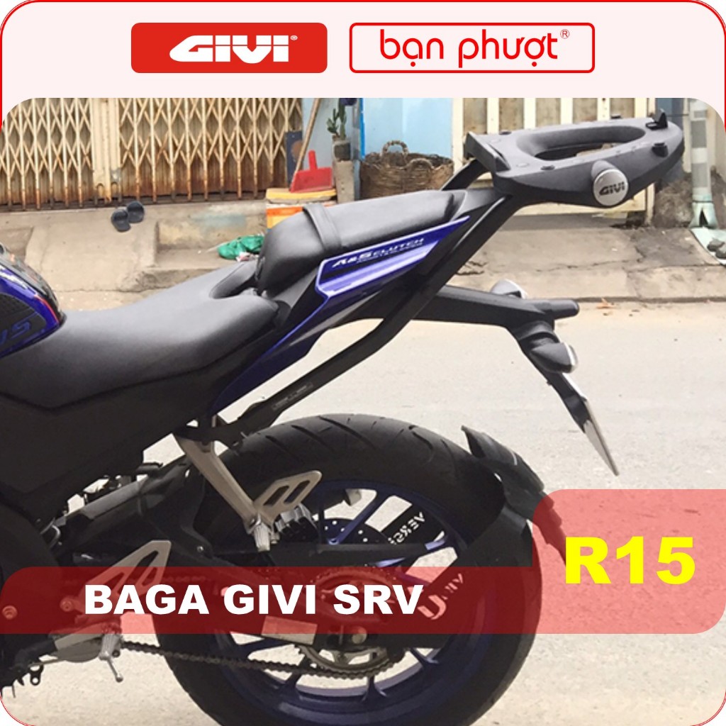 Baga Givi Sau Xe R15, R15 V3, R15 V4, R15M - Cảng Givi Yamaha R15 ...