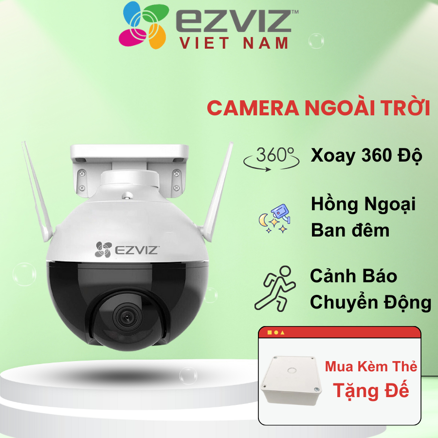 Camera Ngoài trời Ezviz C8C 2MP 1080P IP Ngoài trời , Xoay 360 độ, có ...